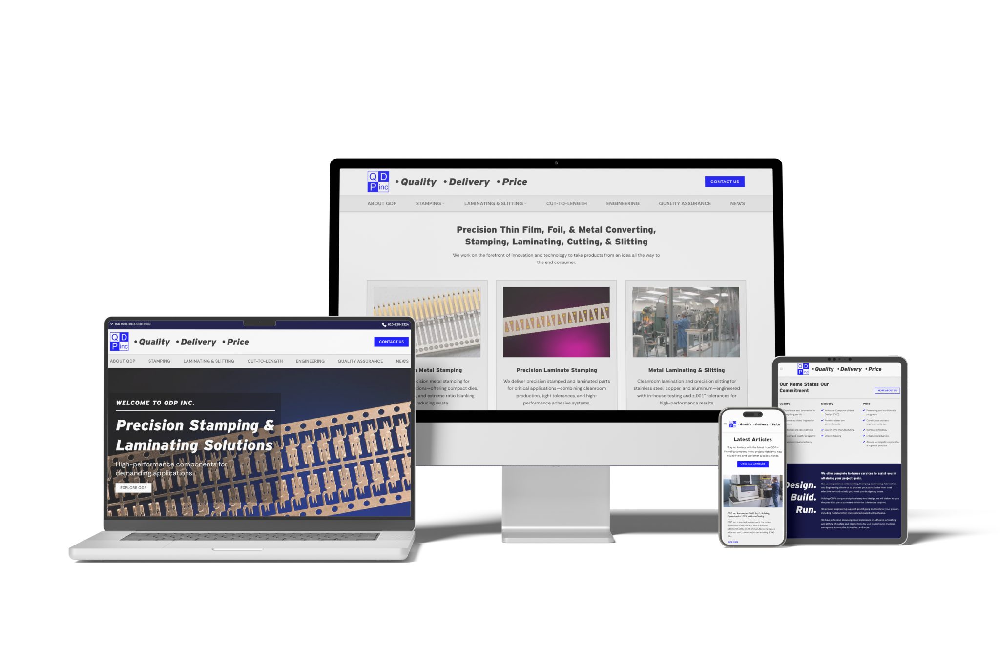 QDP USA, Inc. Metal & Plastic Stamping, Lamination, Slitting